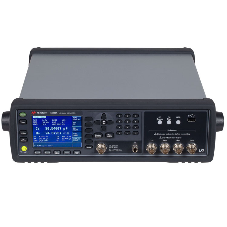 KEYSIGHT 是德 精密型 LCR 表 E4980A/E4982A